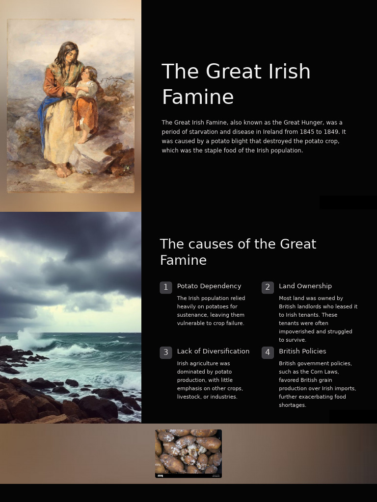The Great Irish Famine | PDF | Famine | Great Famine (Ireland)