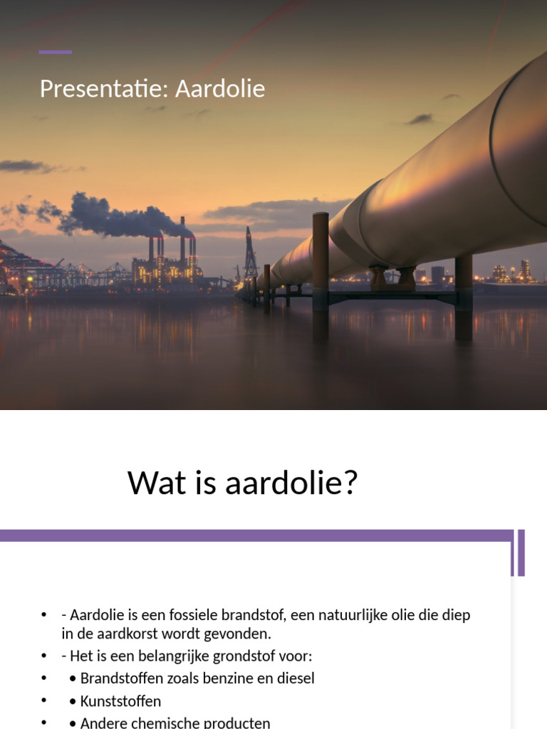 Aardolie - Presentatie 2025 | PDF