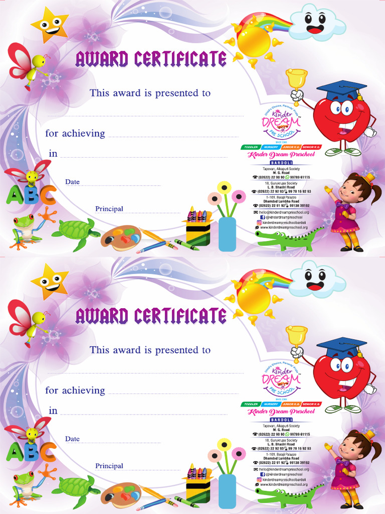 70 KD Student Award Certi | PDF