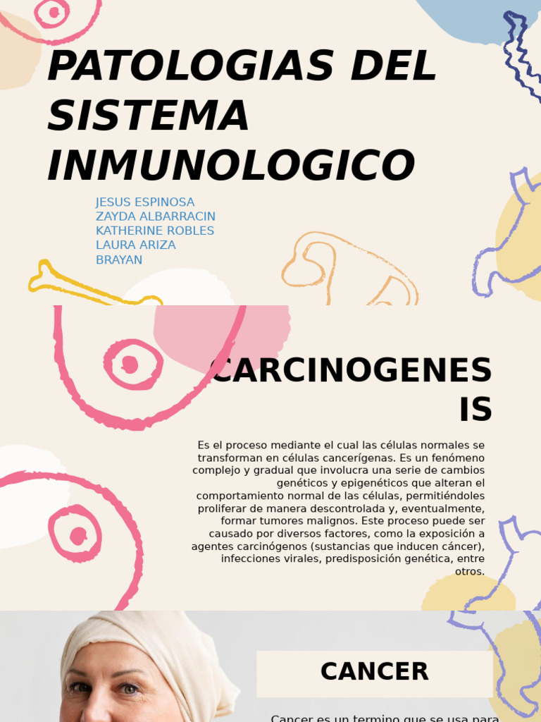 Patologias Del Sistema Inmunologico | PDF | Cáncer | Ciencias de la Salud