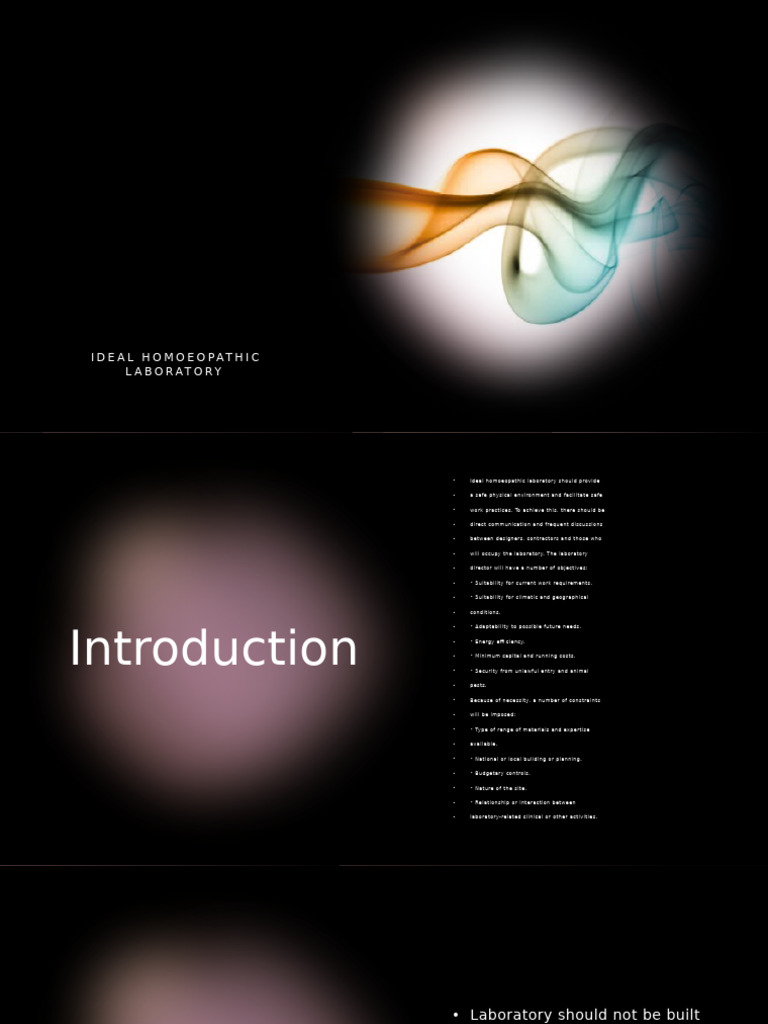Ideal Homoeopathic Laboratory Design | PDF | Ventilation (Architecture ...