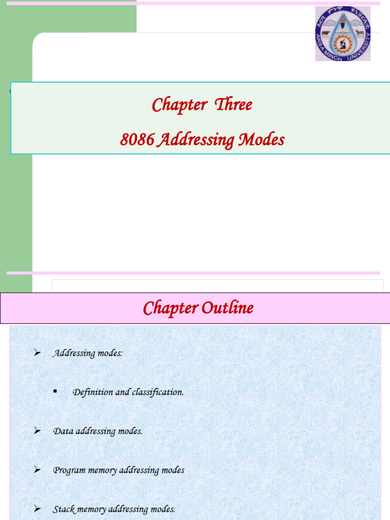 Chapter Three Of Microprocessor Pdf Pointer Computer Programming