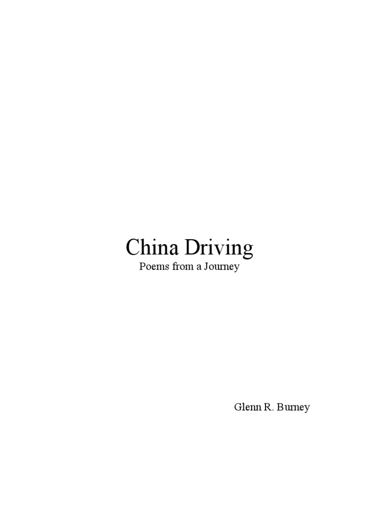 China Driving: Poems From A Journey | PDF | Shoe | Nature