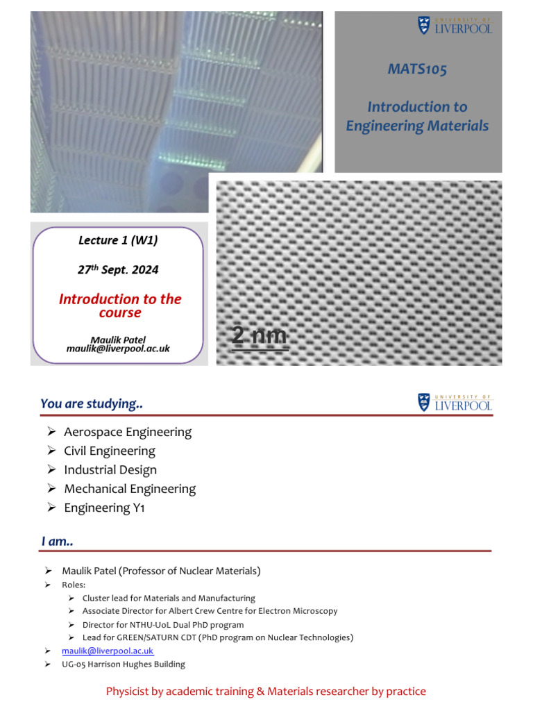 Intro to Engineering Materials | PDF | Deformation (Engineering ...
