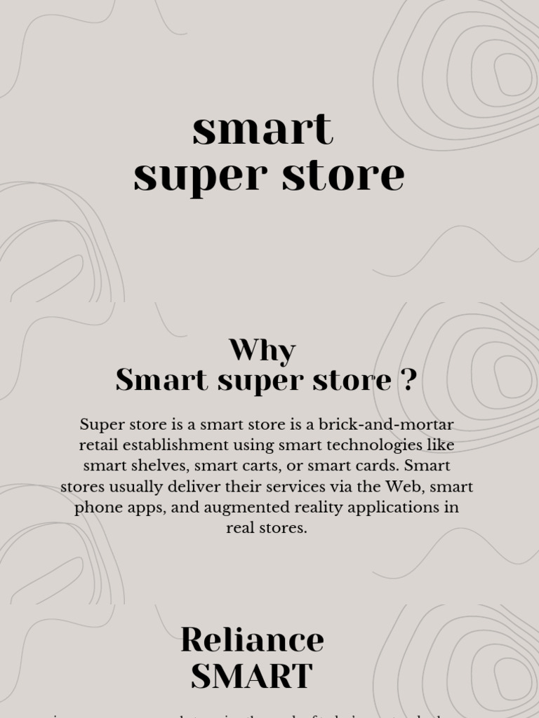 Smart Super Store | PDF