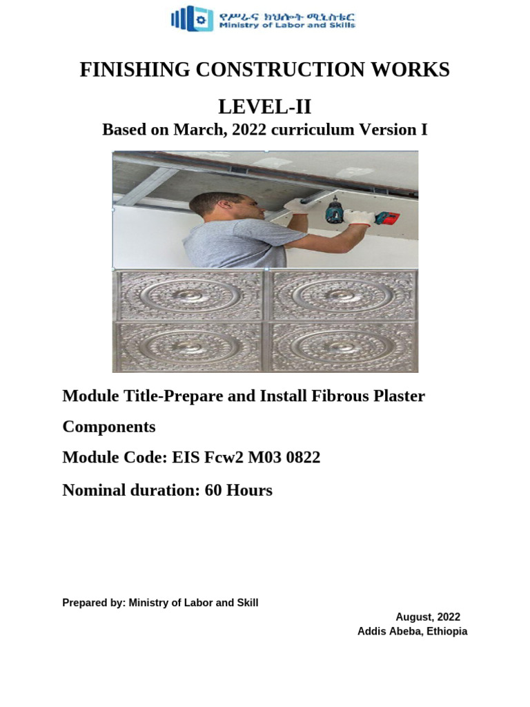 M03 Fibrous Plaster Components | PDF | Barrel | Dome