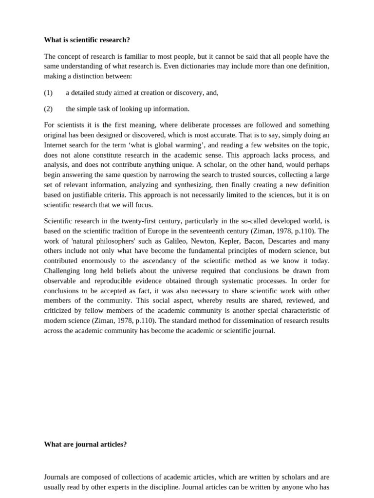 What Is Scientific Research | PDF | Academic Journal | Scientific Method