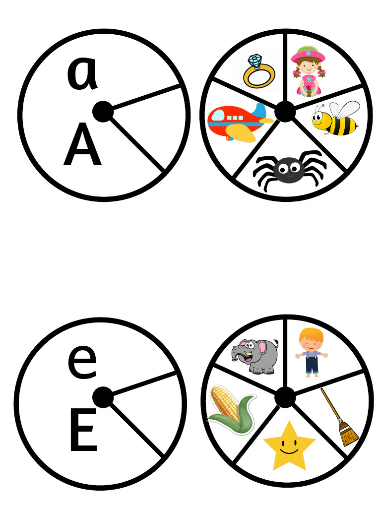 Ruleta de las vocales | PDF