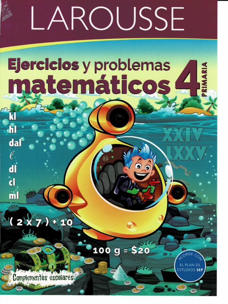 LAROUSSE Ejercicios y problemas matemáticos 4 | PDF