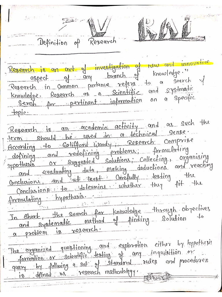 Research Methodology & Statistics | PDF