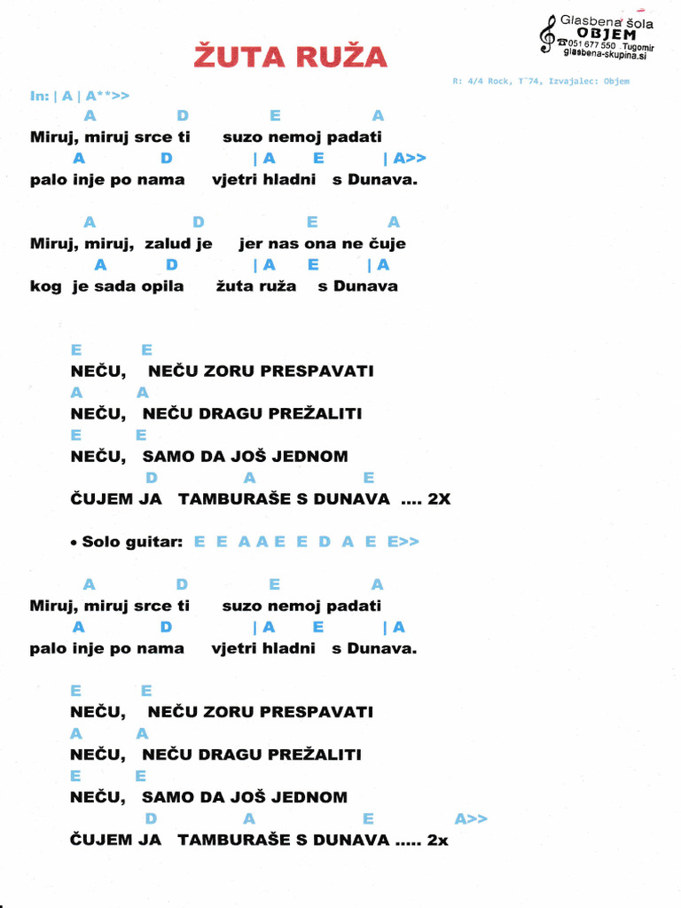 M007 Zuta Ruza-A | PDF