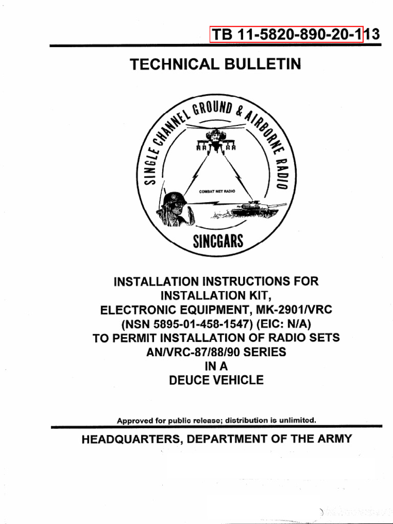 TB-11-5820-890-20-113 | PDF | Screw | Electrical Connector
