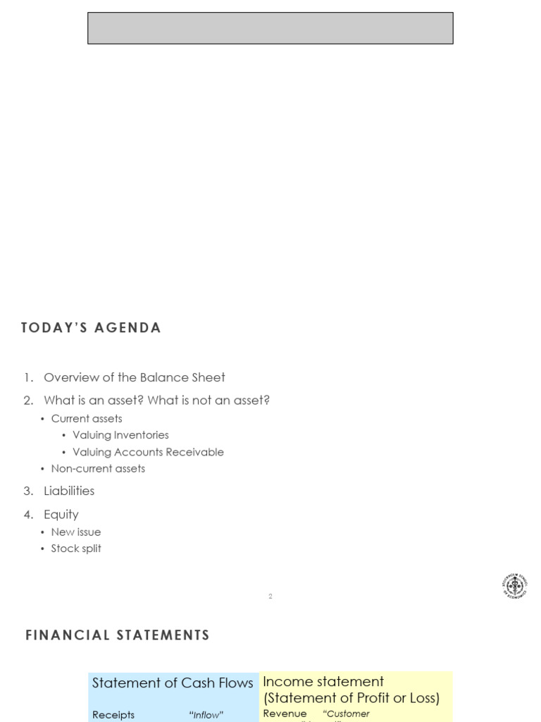 NDH302 - 2024 - TS3 - Balance Sheet - With Notes | PDF | Equity ...