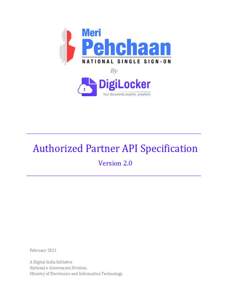 API Guide for DigiLocker Partners | PDF | Web Server | Internet & Web