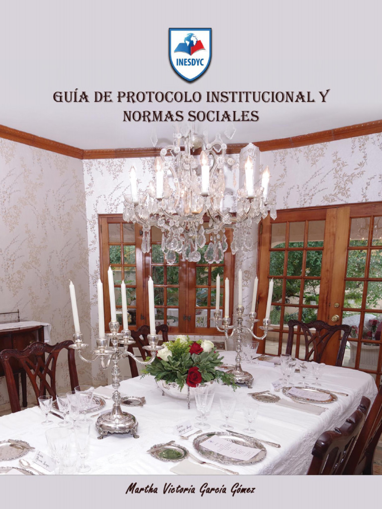 Guia de Protocolo Institucional y Normas Sociales Enero2023 | PDF | Vino | Diplomacia