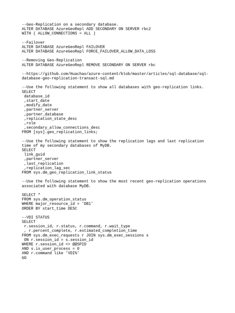 #Level8-Geo-Replication | PDF