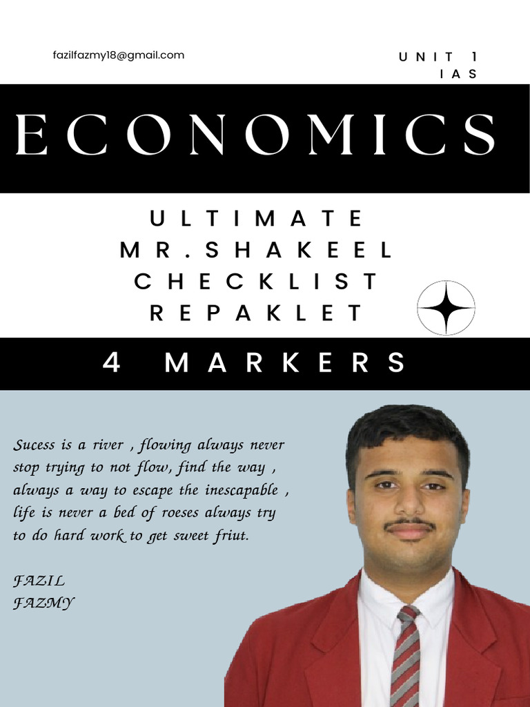 4 Marker | PDF | Elasticity (Economics) | Demand
