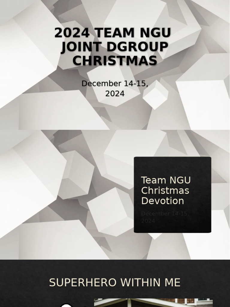 Christmas Devo | PDF