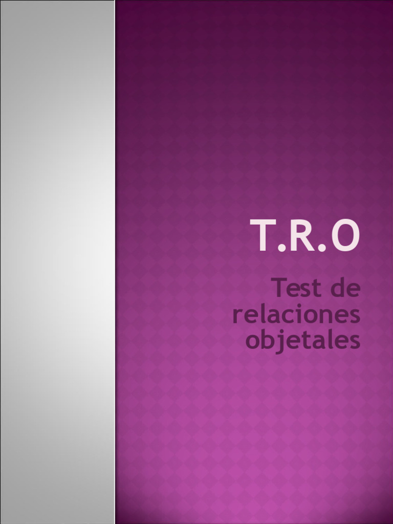 Test TRO Phillipson | PDF