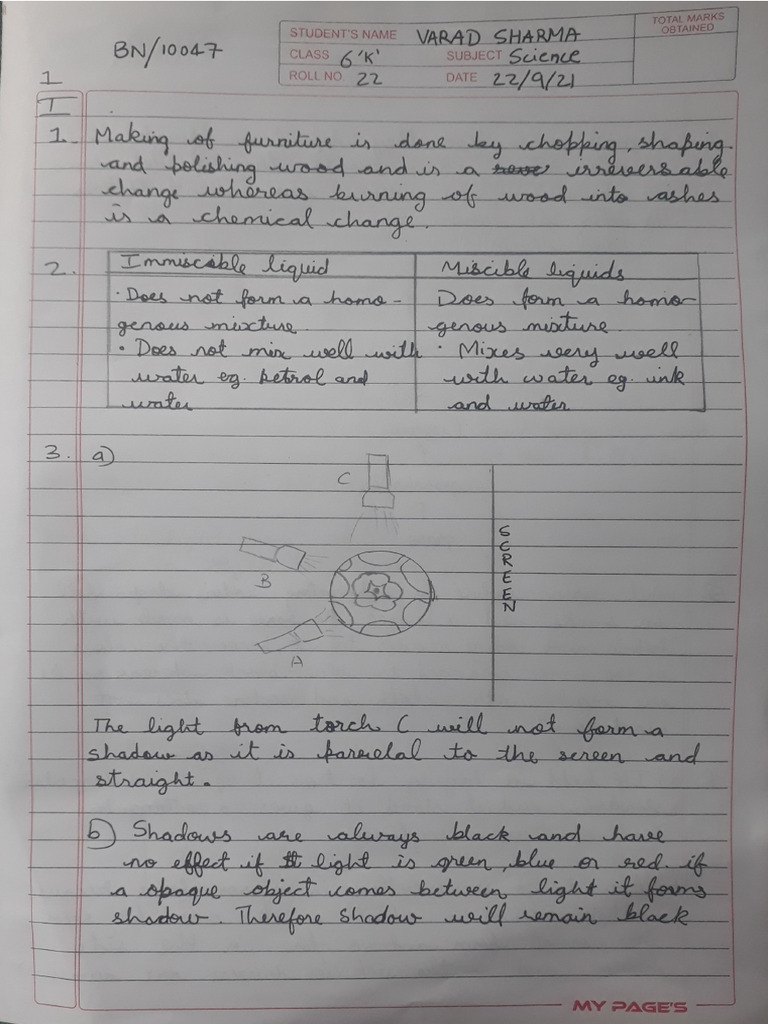 Varad Science HY | PDF
