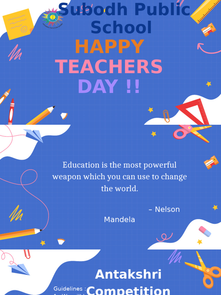 Teachers Day | PDF