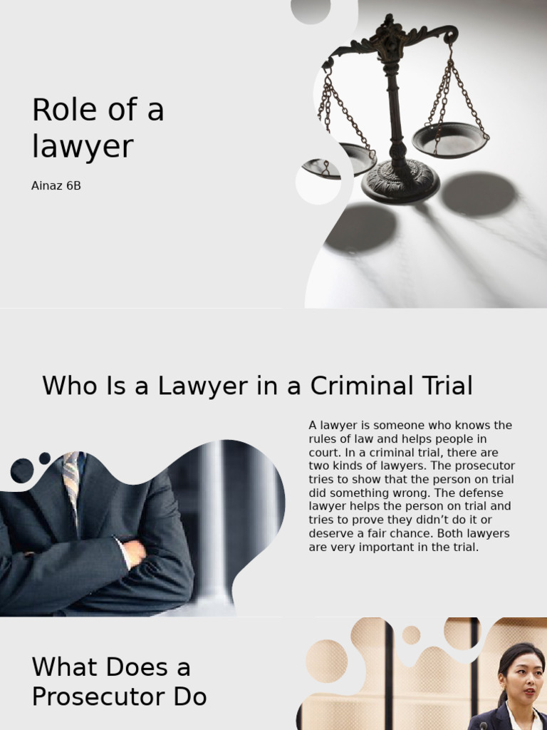 Role of A Lawyer | PDF