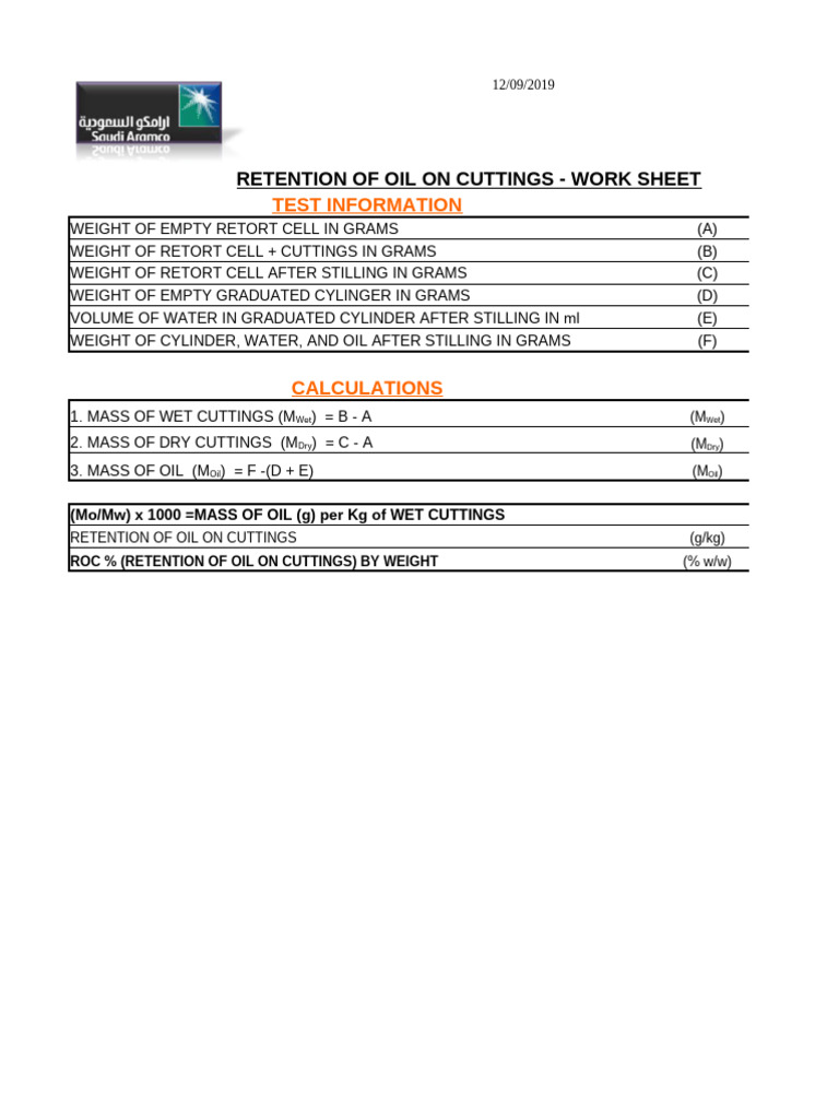Roc Calculations | PDF