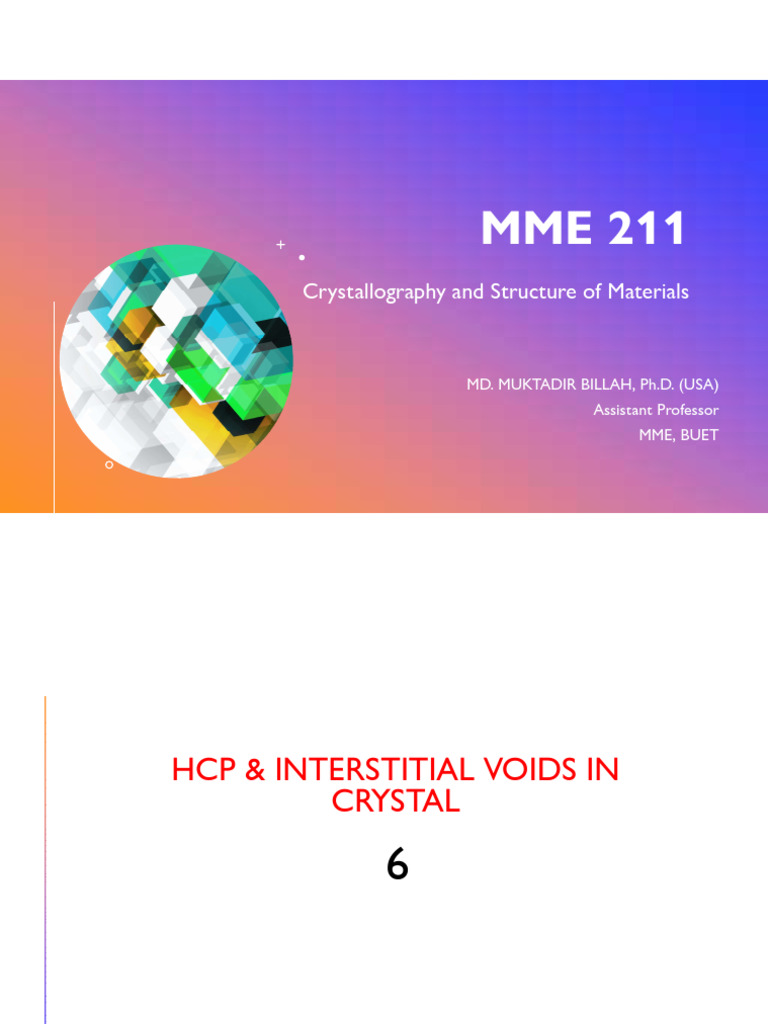 MME 211 Lecture 6 Revised | PDF