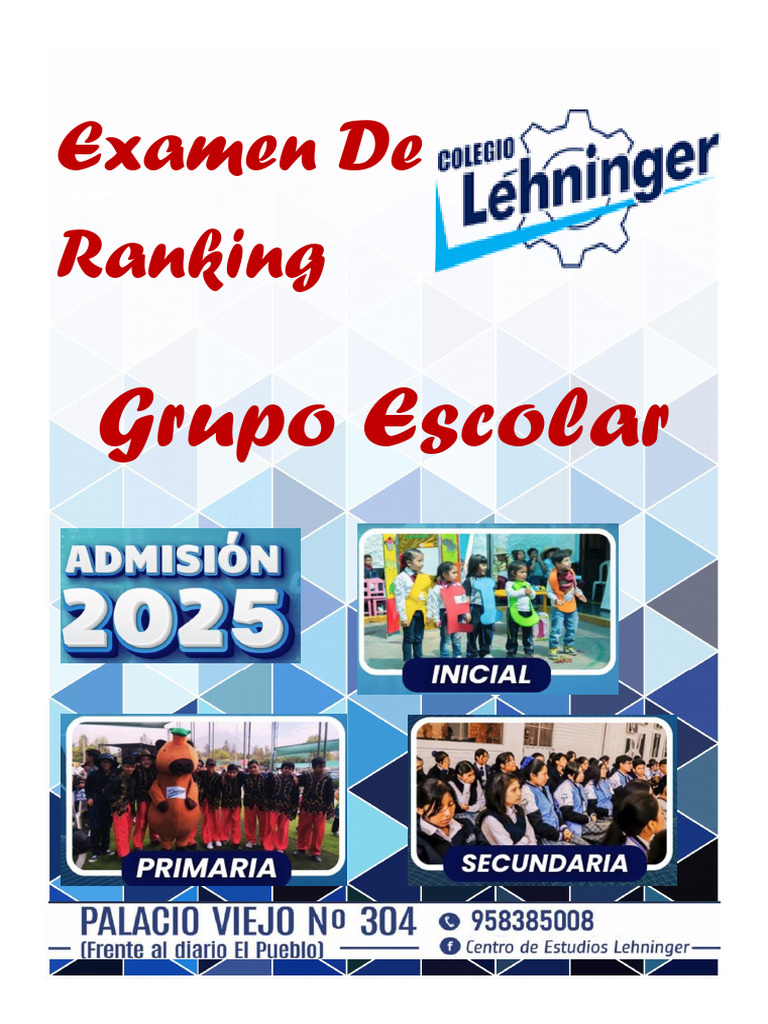 ESCOLAR - Caratula | PDF