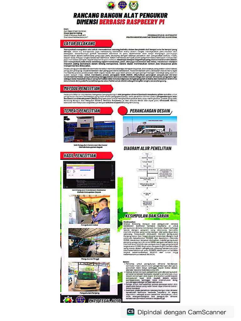 Banner, Poster Alat Pengukur Dimensi | PDF