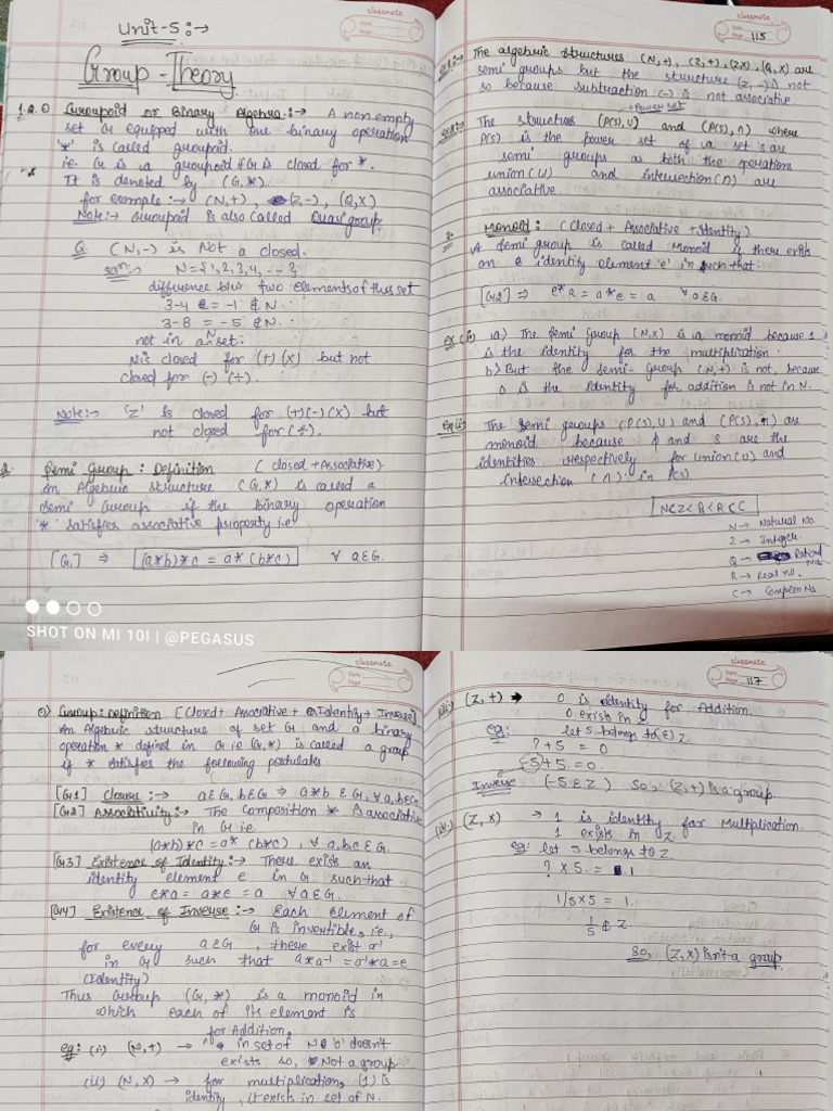Unit5 - Algebric Structures | PDF