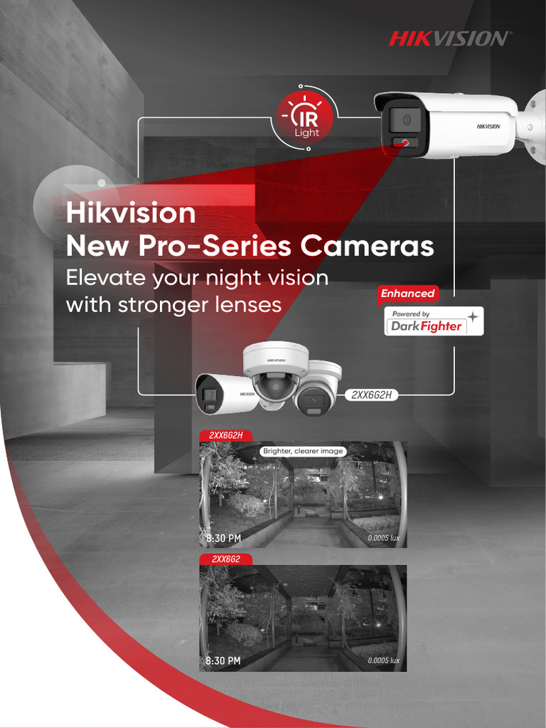 Flyer-Hikvision-Pro-Series-Cameras | PDF | Data Compression