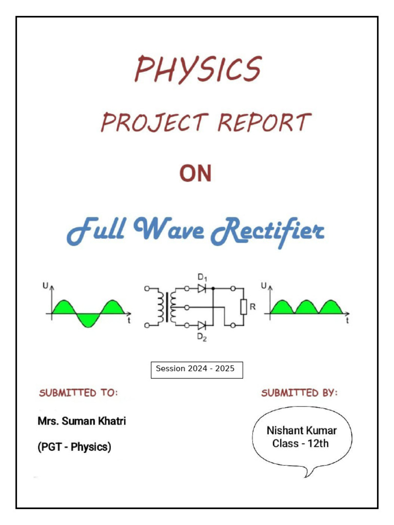 Bridge Rectifier Physics | PDF | Rectifier | Direct Current