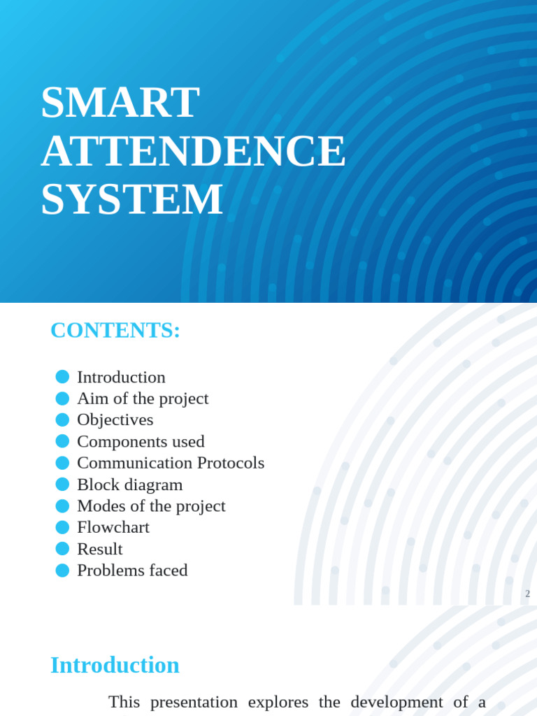 Smart Attendence Syatem | PDF | Computer Hardware | Computer Science