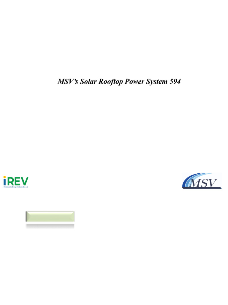 MSV Capacitor Bank Report | PDF