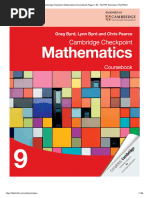 Cambridge Lower Secondary Maths Stage 9 Student's Book (2ed) (Collins) | PDF
