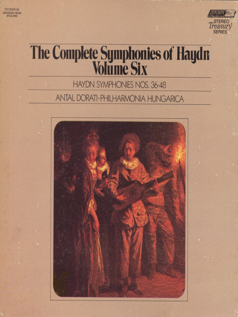 Lp Symphonies Nos 36 48 Joseph Haydn Philharmonia Hungarica Antal | PDF ...