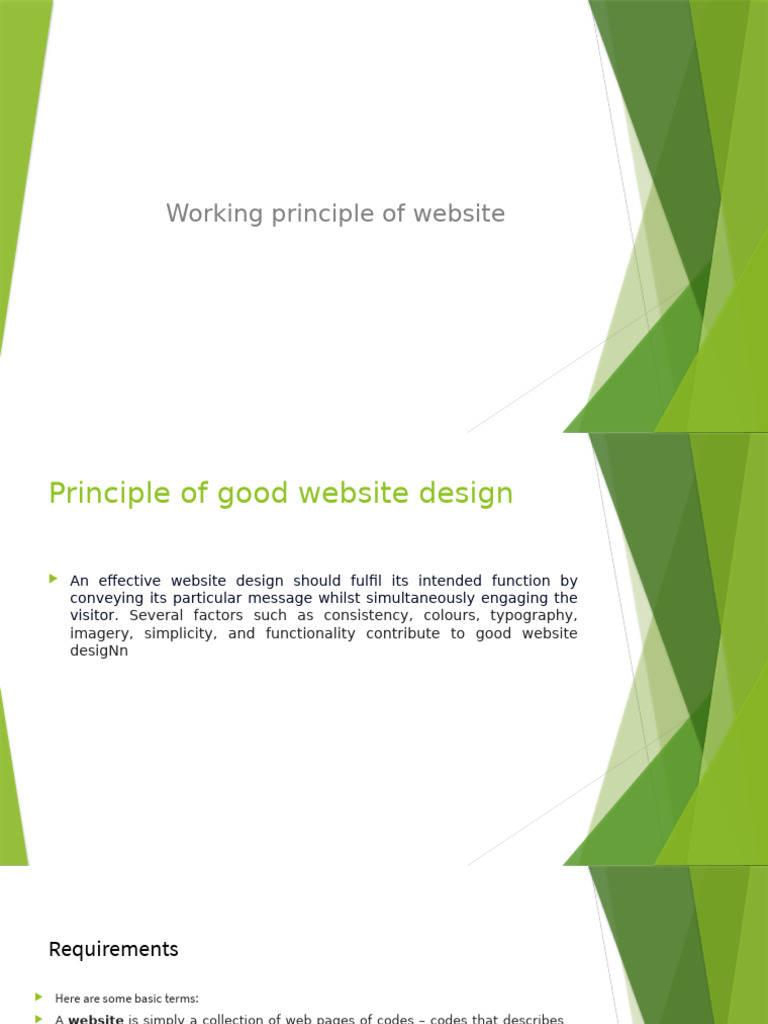 Working Principle of Website | PDF | Websites | World Wide Web
