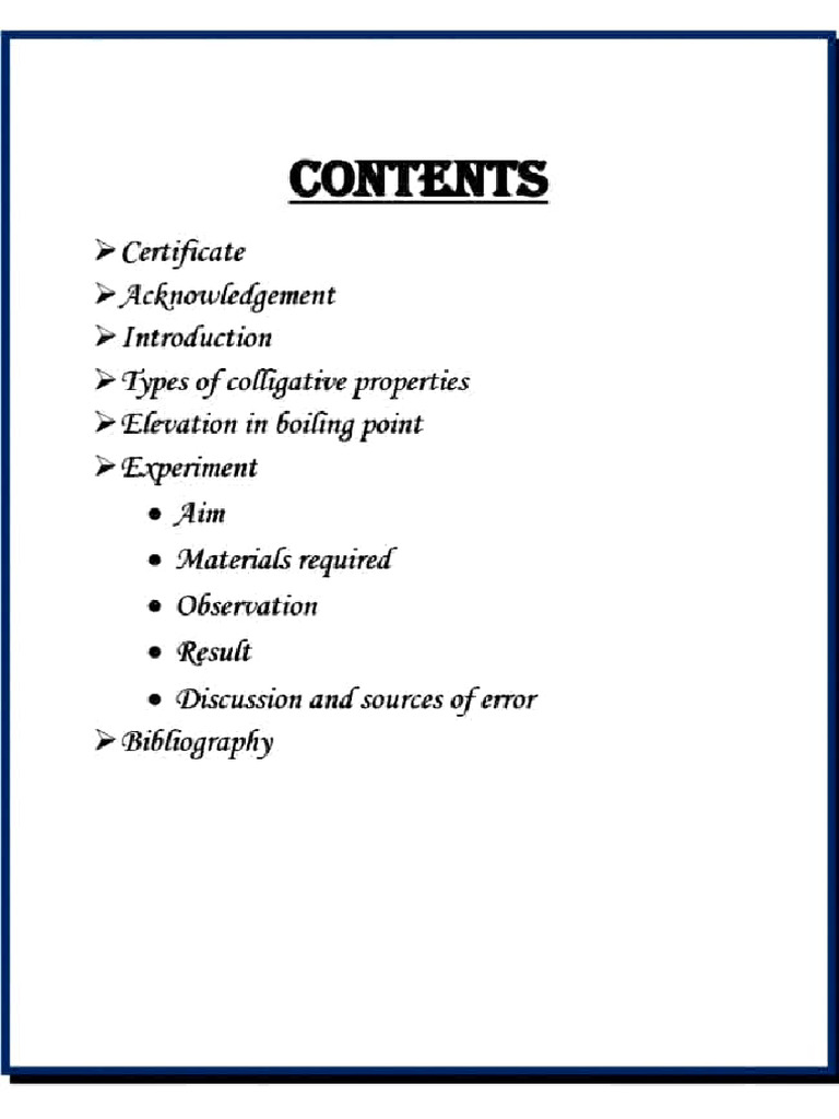 Colligative Properties: Boiling Point Elevation | PDF | Scientific ...