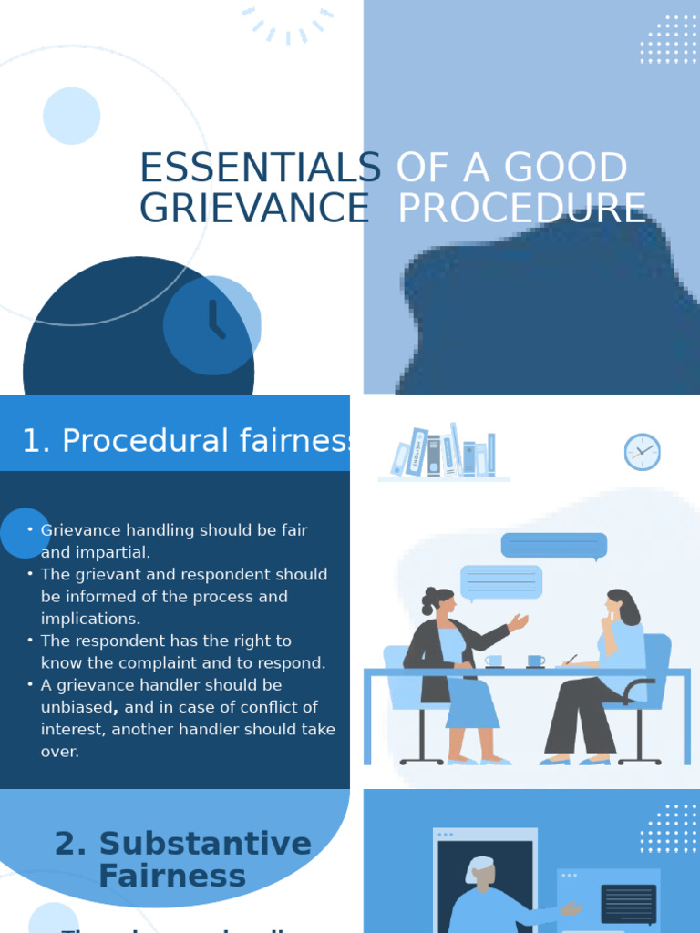 Essentials of a good grievance procedure | PDF