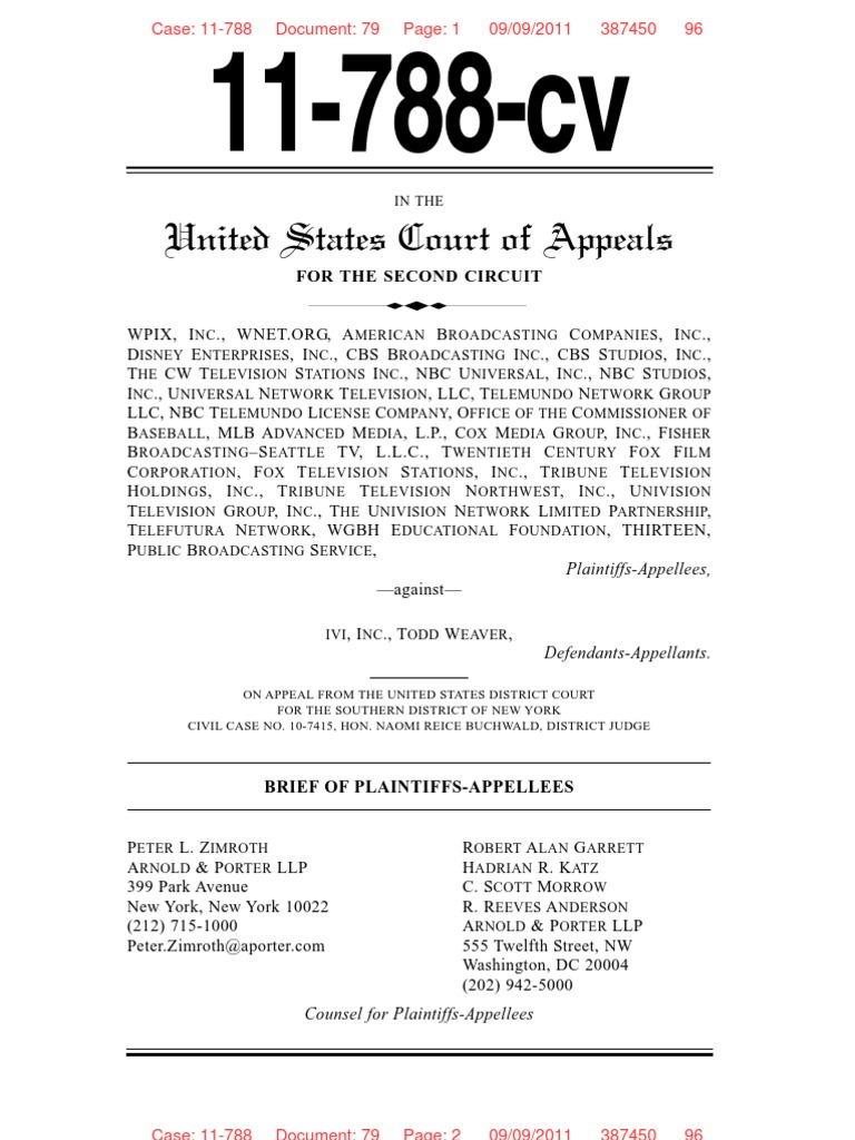 United States Court of Appeals: For The Second Circuit | PDF | Federal ...