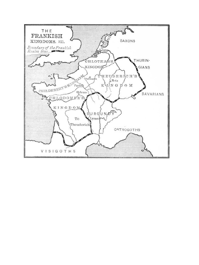 Map of Frankish Kingdom | PDF