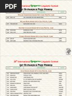 International Kangaroo Linguistic Contest (IKLC) | PDF