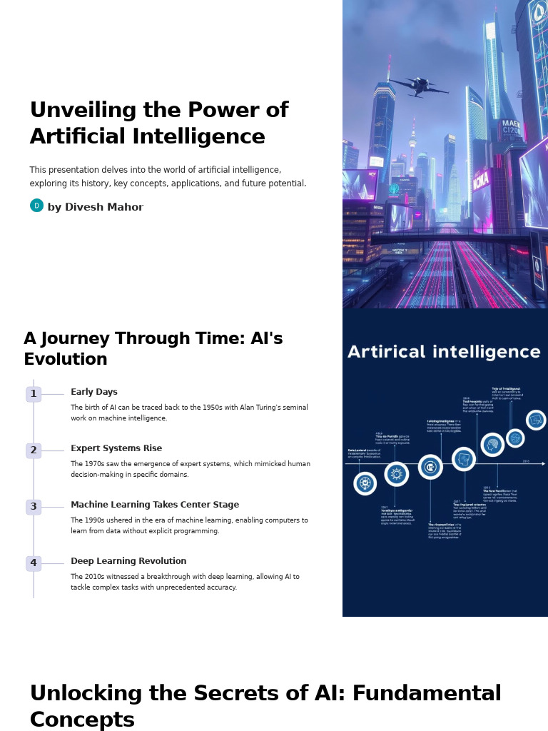 Unveiling The Power of Artificial Intelligence | PDF | Artificial ...
