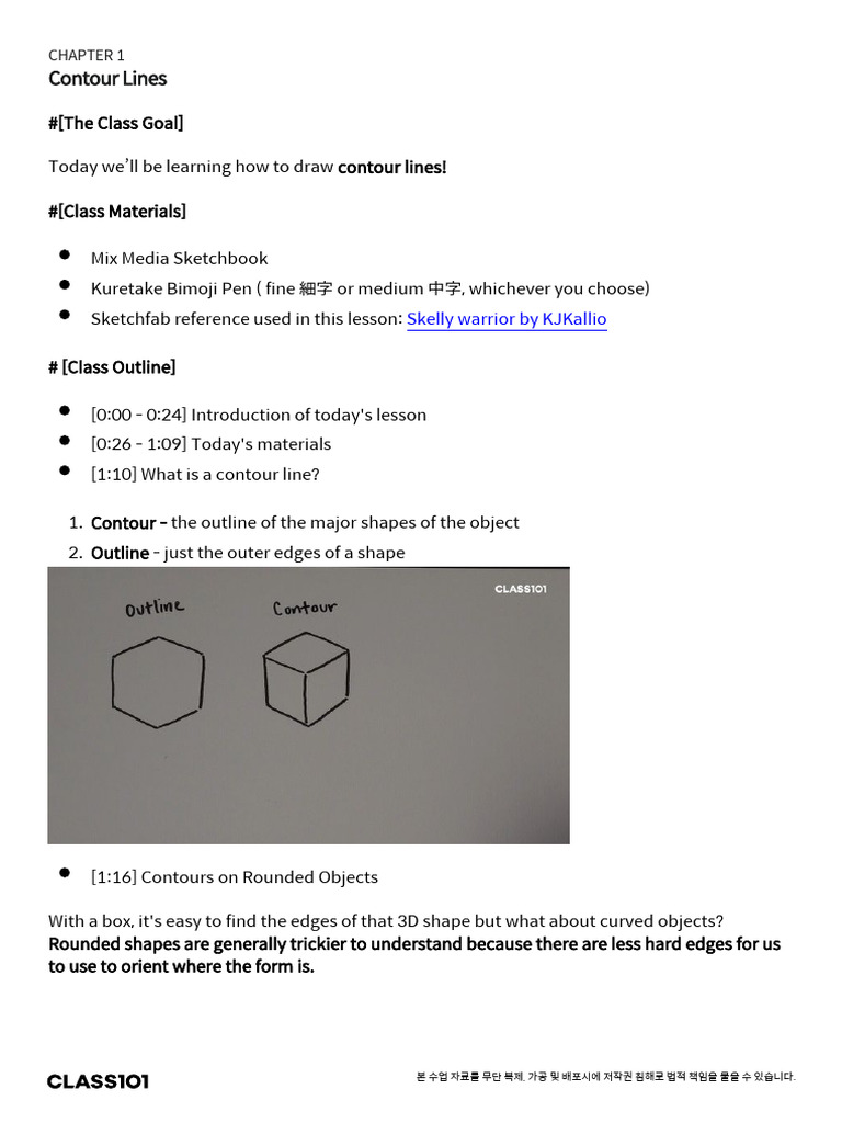 [CHAPTER_1-4]_Contour_Lines | PDF | Shape