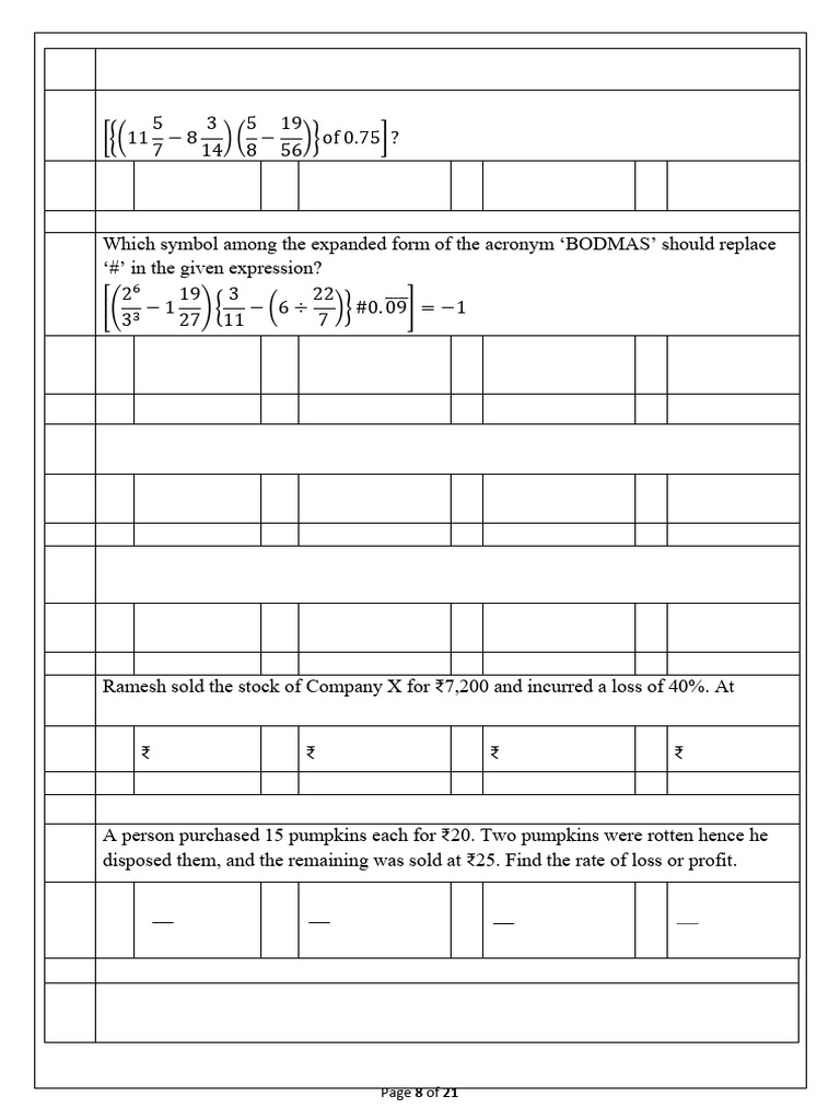Numerical Ability Practice Questions | PDF | Interest | Discounting