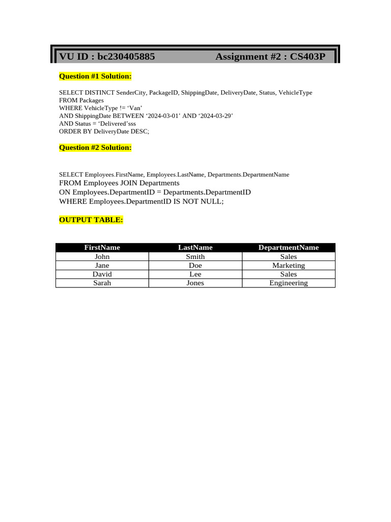 Vu Id - cs403p | PDF