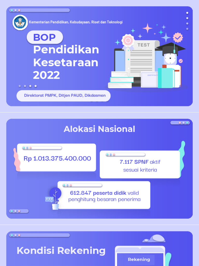 BOP Pendidikan Kesetaraan 2022 | PDF