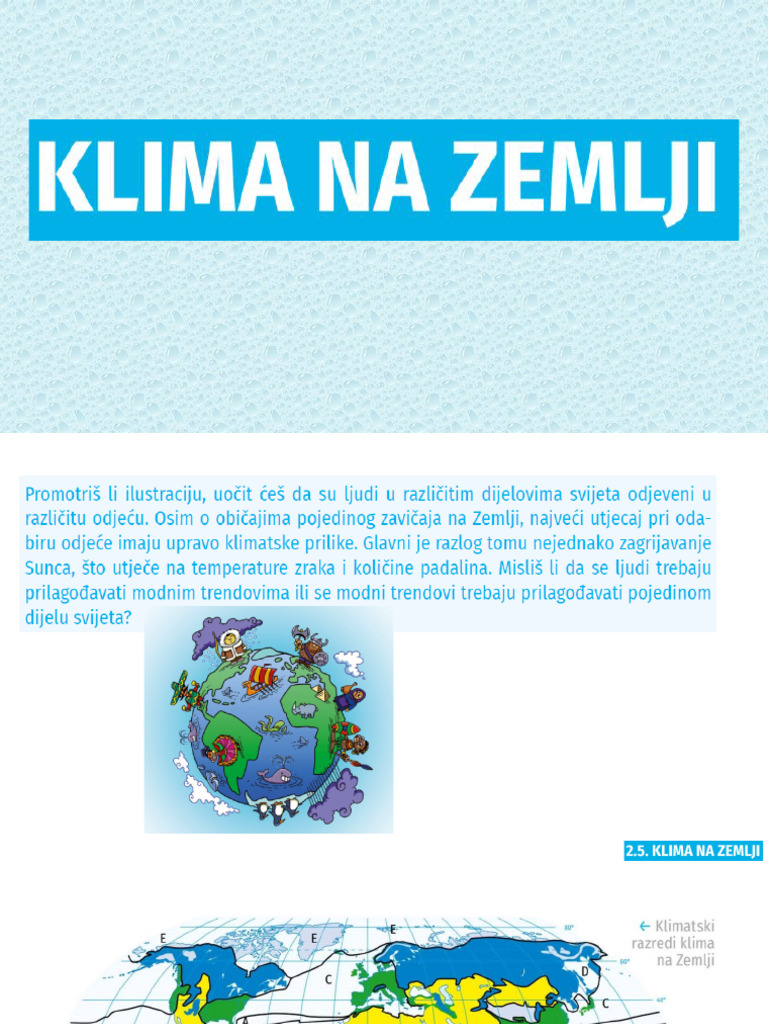 2.5. Klima Na Zemlji | PDF