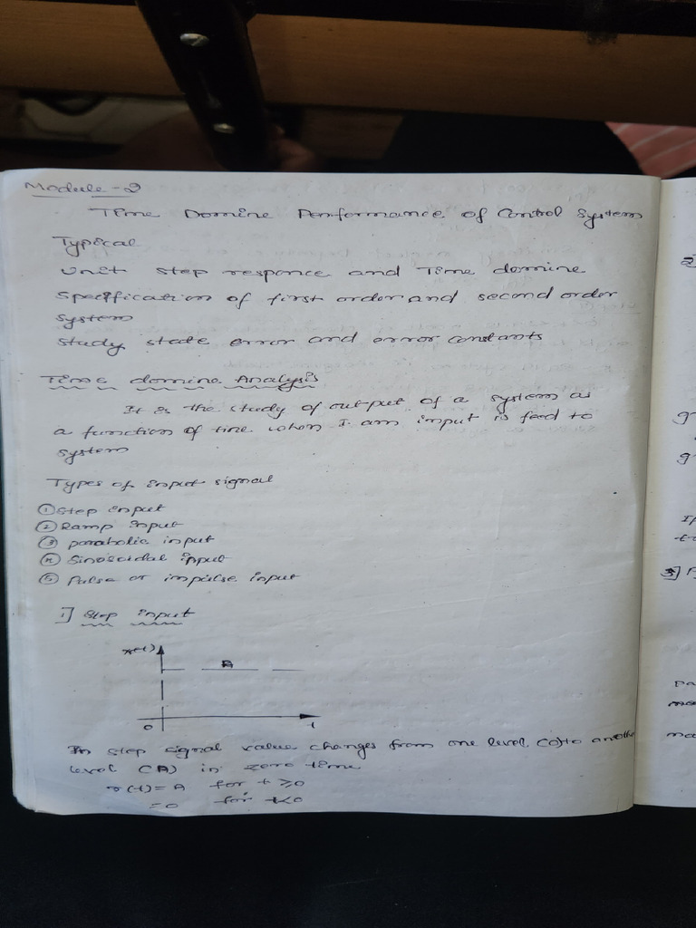 Control engineering notes part 2 | PDF